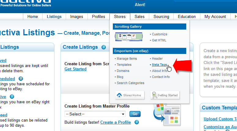 How to Add Meta Tags to Your Auctiva Emporium - Auctiva Tutorials